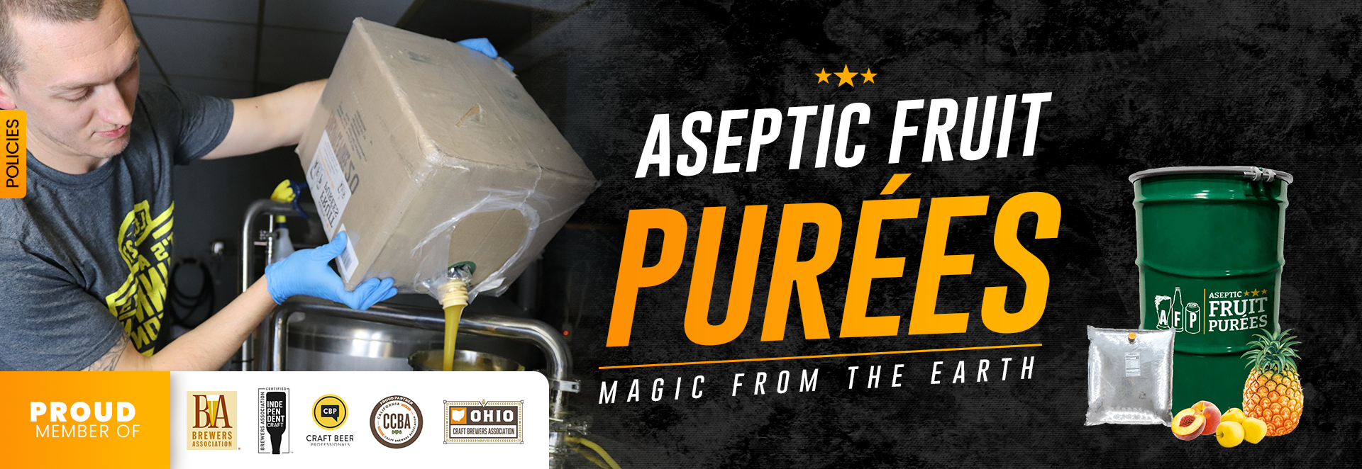 Aseptic Fruit Purees | Fresh Fruit Ingredient For Natural Beverages ...